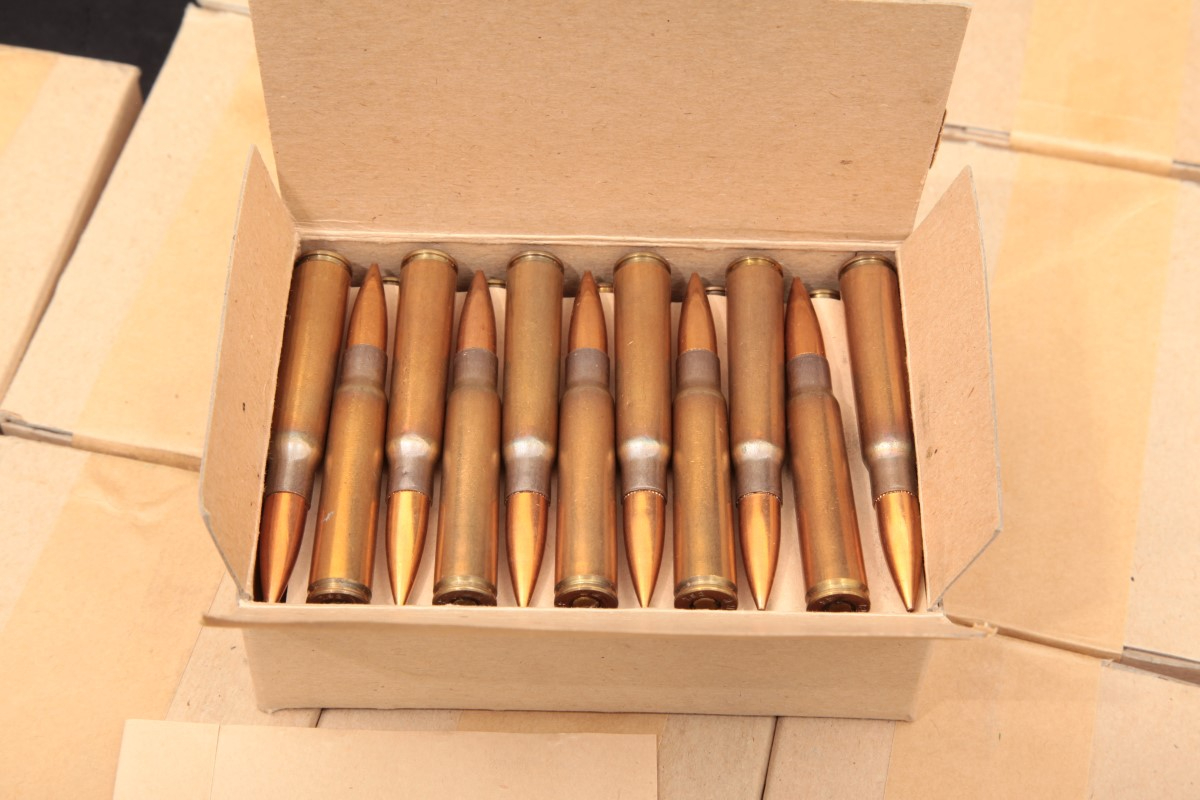 South African 572x 7.92mm Mauser Ammunition So. African 1944 In ...