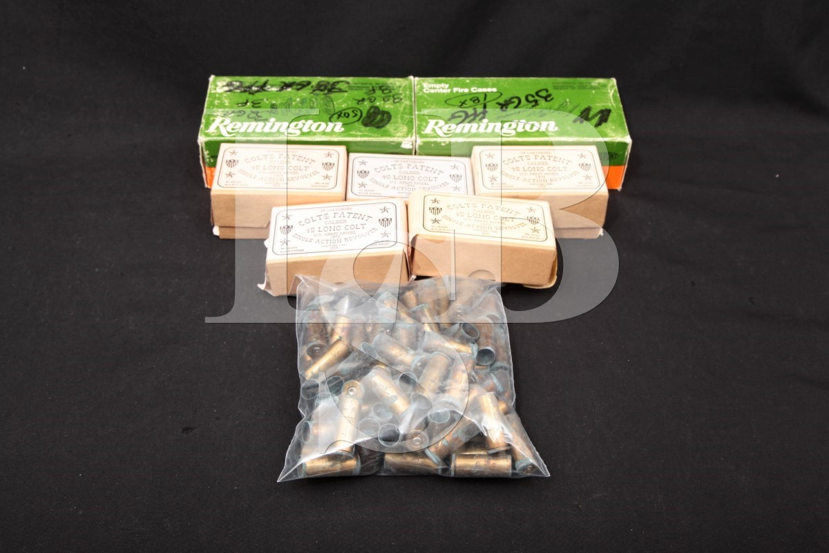 124x .45 Long Colt Reloaded Black Powder Ammunition Lead Rn Bullets ...