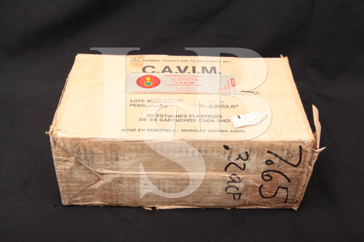 Cavim 1000x .32 Auto Ammunition Venezuelan 71 Grain Fmj Bullets 20x ...