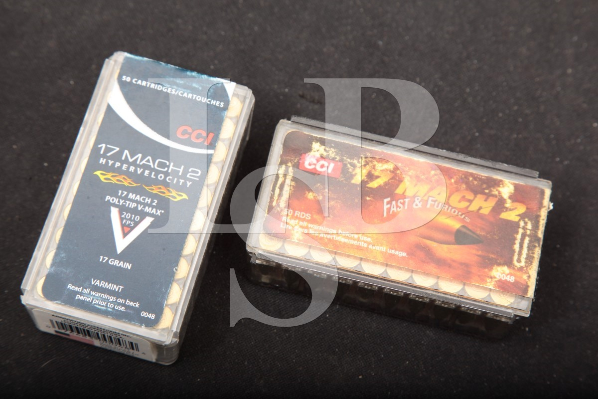 99x .17 Mach 2 Ammunition Cci 17 Grain Poly-Tip V-Max Bullets .17 Mach ...