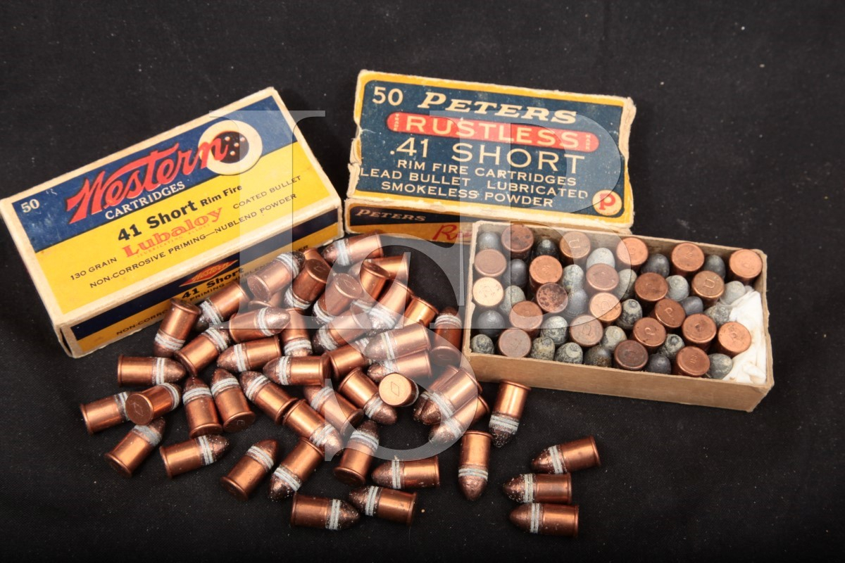 Mixed 95x .41 Short Rim Fire Vintage Ammunition Western, Peters, Umc ...