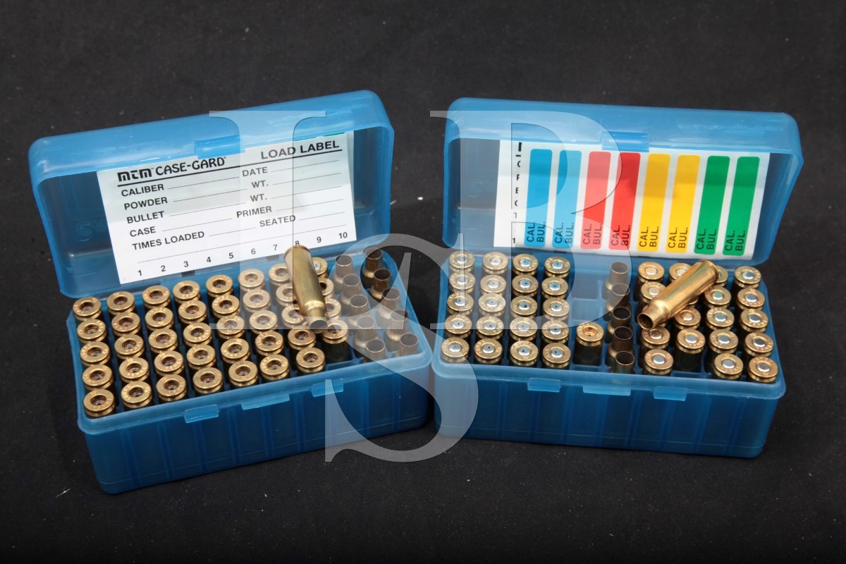 96x 7mm Ihmsa Pistol Fired Brass Cases 40x Primed, 56x Unprimed 7mm ...