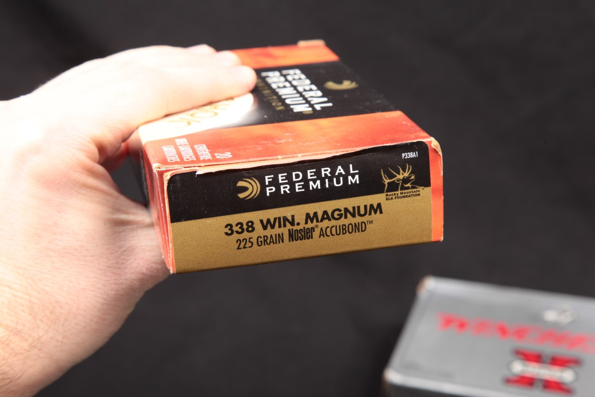 Mixed 100x .338 Win. Mag. Ammunition Win, Rem, Fed. 200-225 Jsp, Jpoly ...