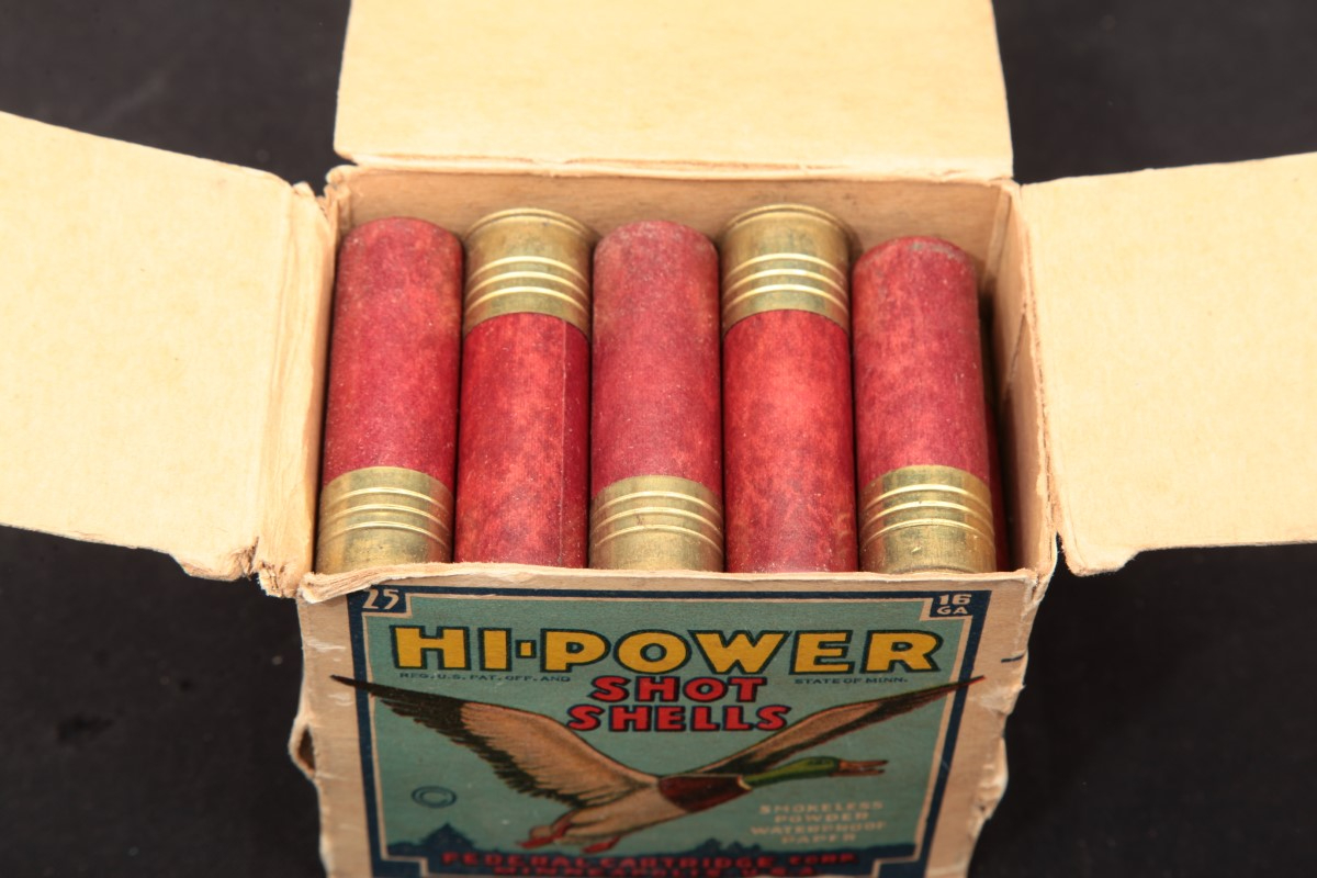 Mixed 115x Vintage 16 GA. Ammunition Paper Hulls Fed, Rem, Western ...