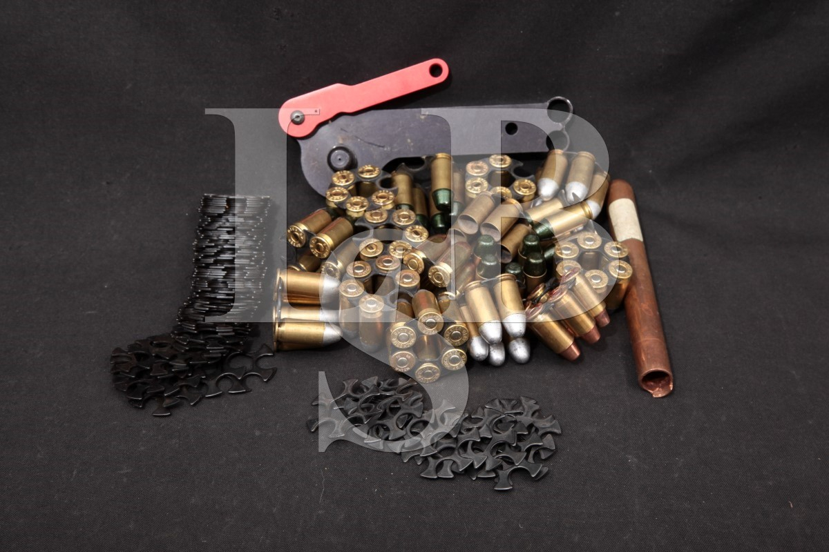 75x .45 Auto Reloaded Ammunition, 103x .45 Acp Moon Clips, 1x Moon Clip ...
