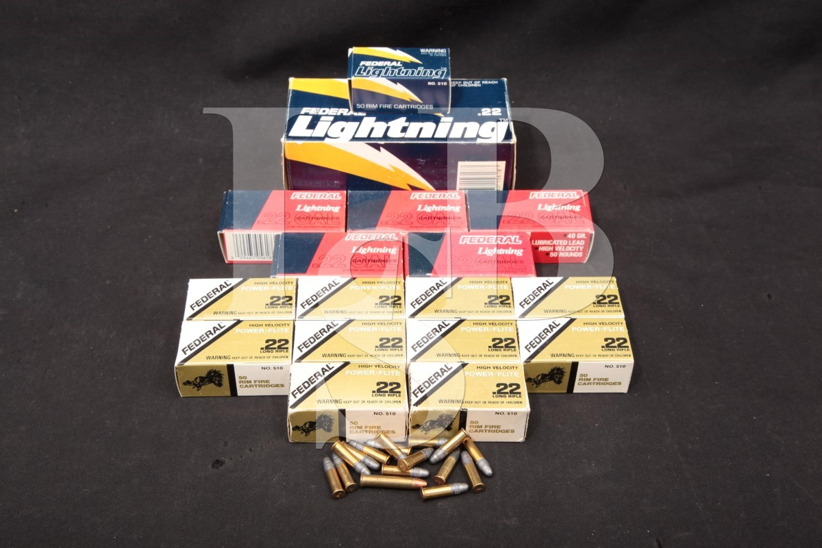 1280x .22 LR High Velocity Ammunition Federal Lighting & Power-Flite ...