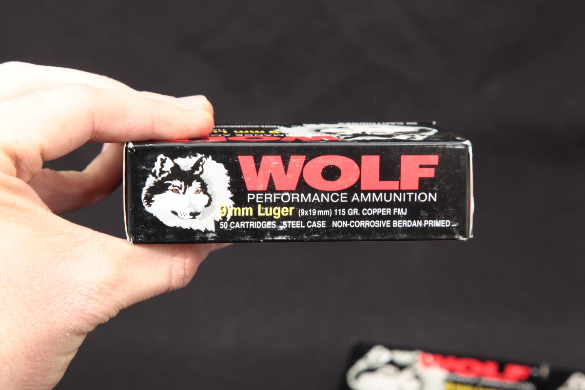 Wolf Ammunition 1000x 9mm Luger Wolf Performance Ammunition 115 Grain ...