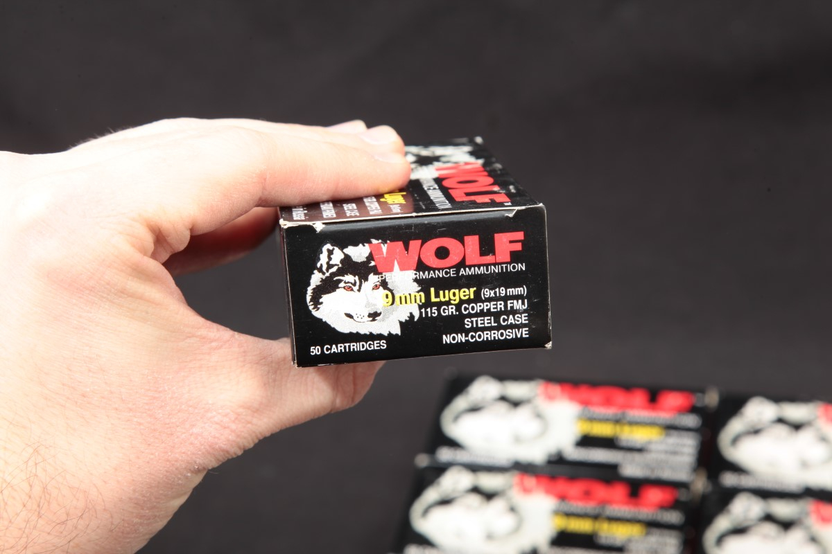 Wolf Ammunition 1000x 9mm Luger Wolf Performance Ammunition 115 Grain ...