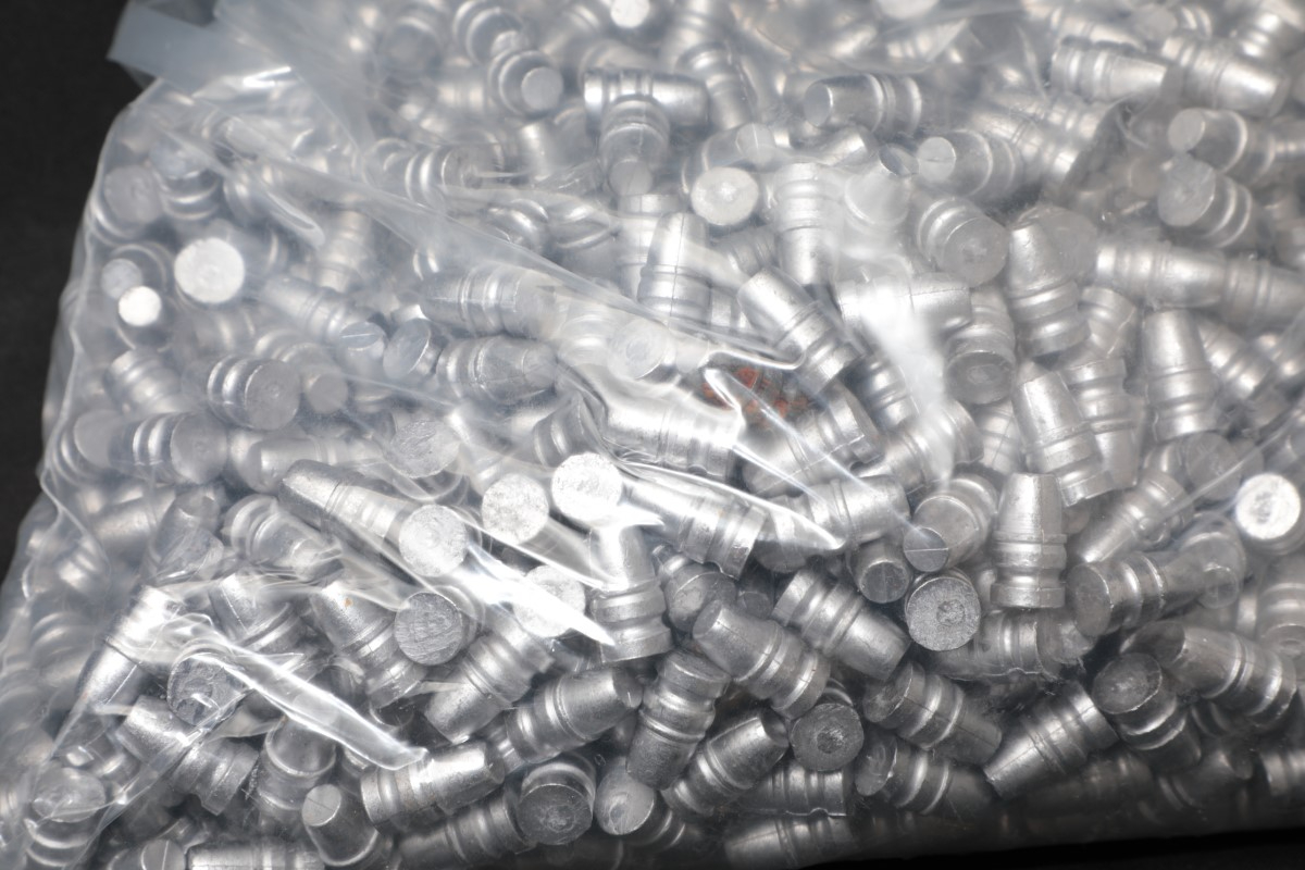 Unknown 1135x .44 Caliber Lead Bullets As Cast, Non Sized 255 Grain Swc ...