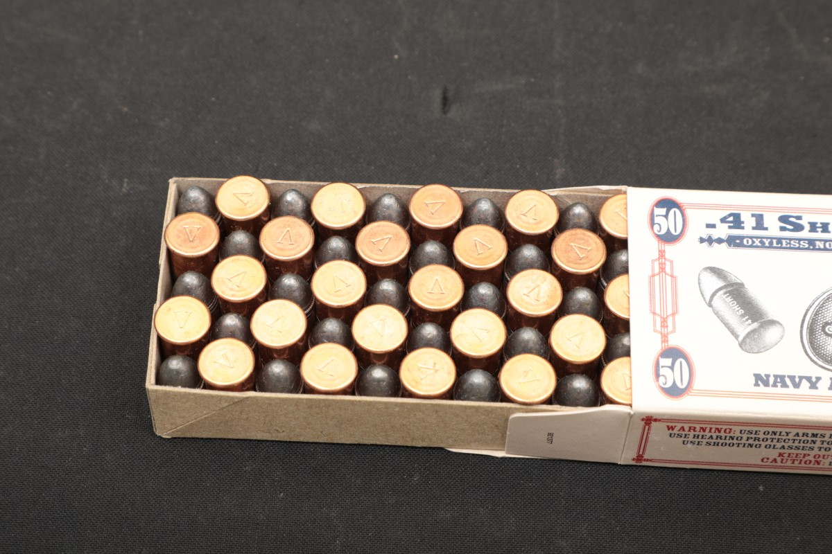 Navy Arms Co 100x .41 Short Rimfire Ammunition Navy Arms Lead Rn ...