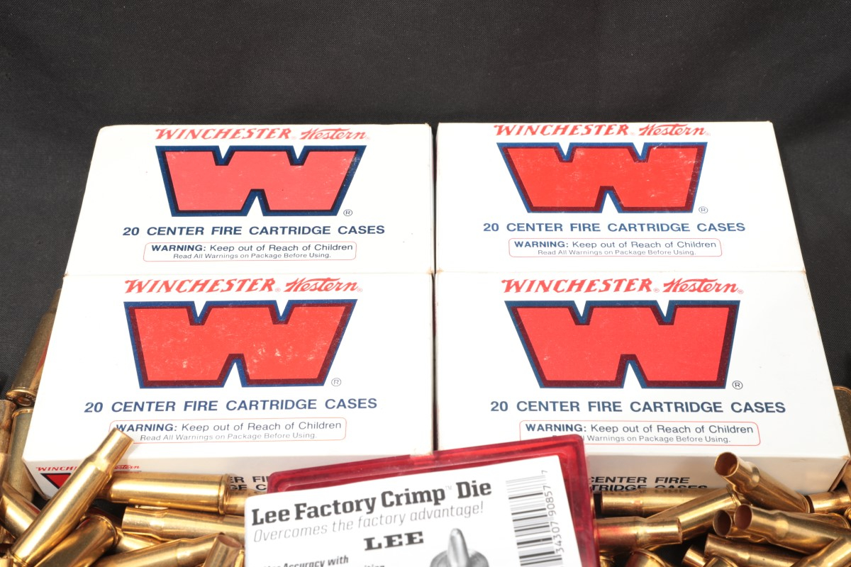 180x .348 Win. New Brass Cases Winchester Unprimed New Brass & 1x .348 ...