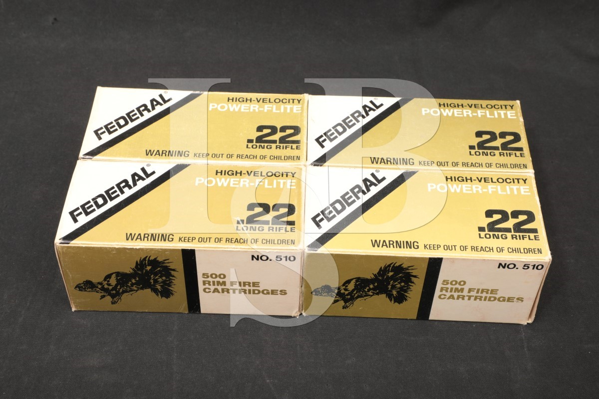2000x .22 Long Rifle High-Velocity Ammunition Federal Power-Flite Lead ...