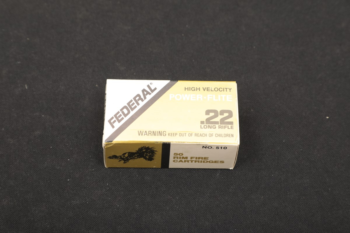 2000x .22 Long Rifle High-Velocity Ammunition Federal Power-Flite Lead ...
