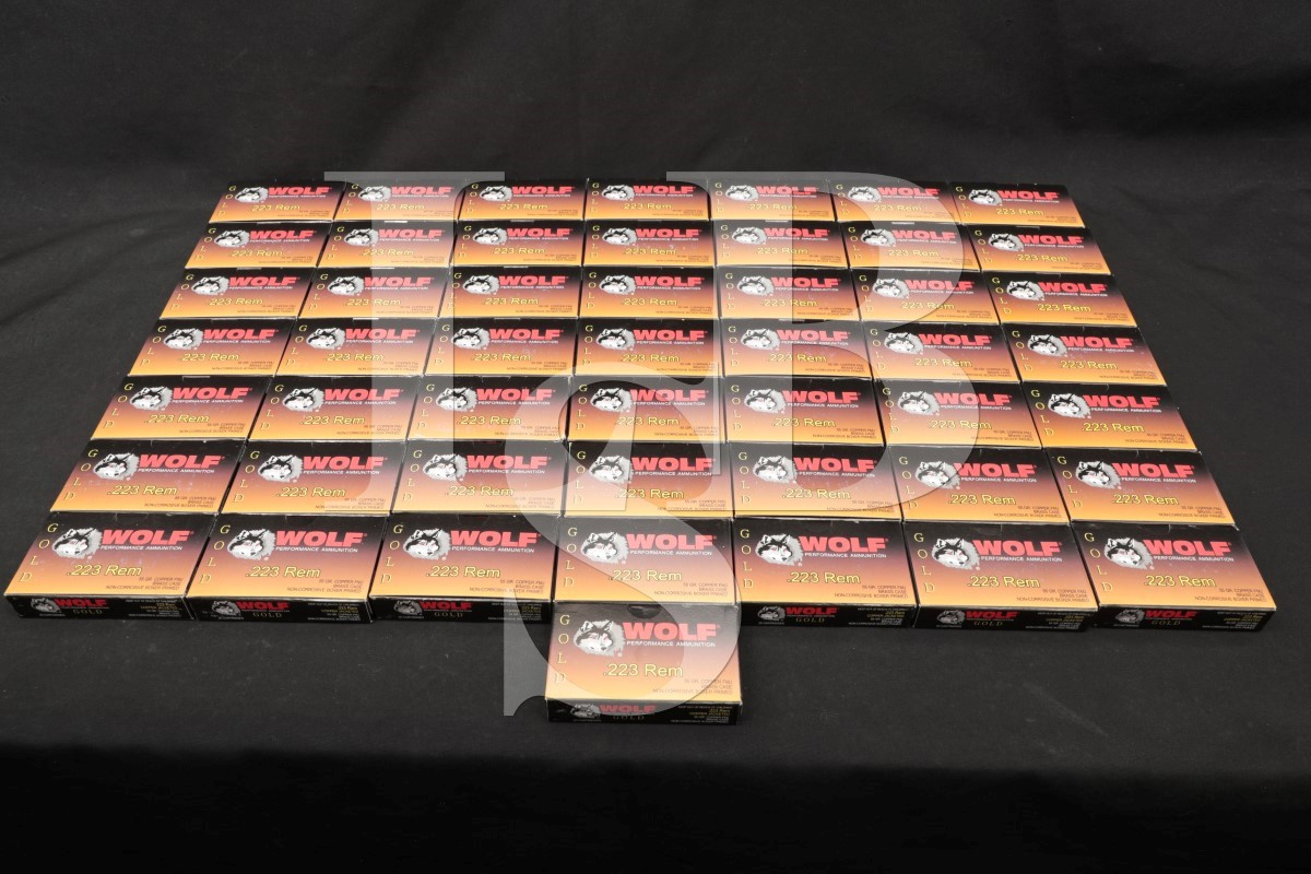 Wolf Ammunition 1000x .223 Rem. Ammunition Wolf Gold Performance 55 ...