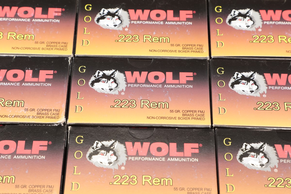 Wolf Ammunition 1000x .223 Rem. Ammunition Wolf Gold Performance 55 ...