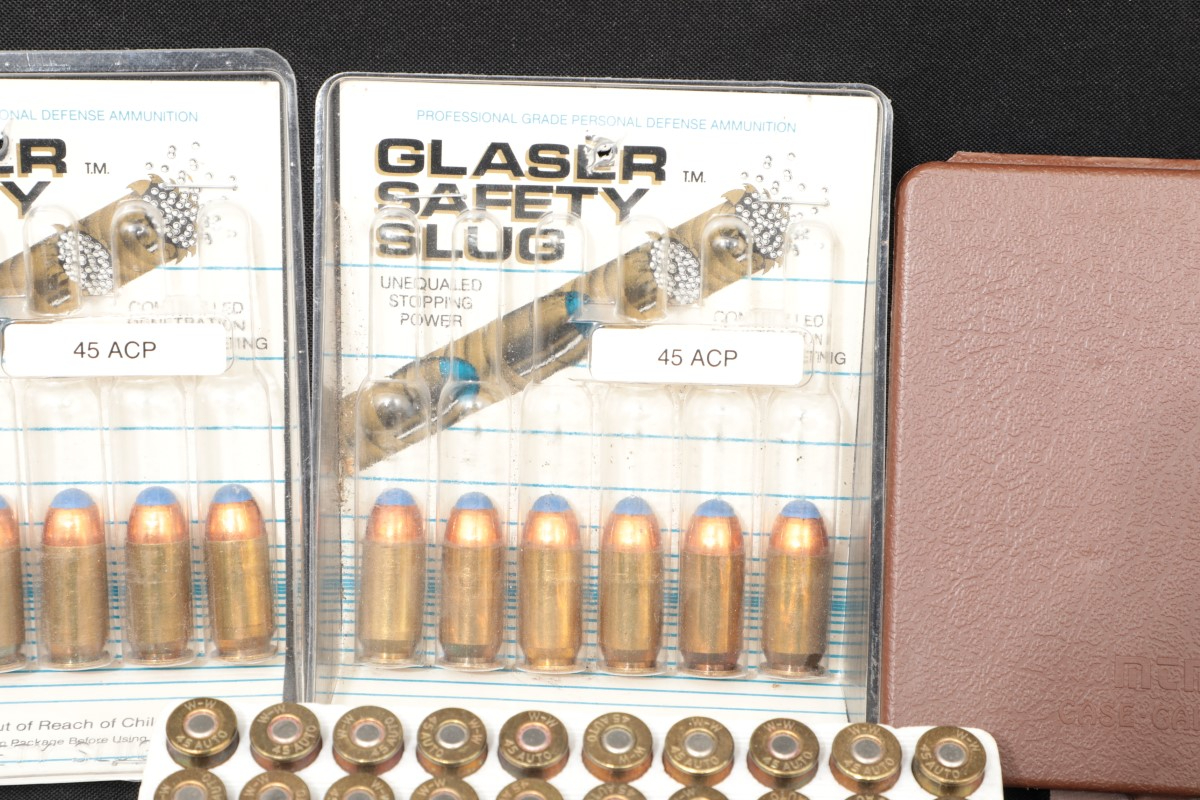 Mixed 88x .45 Acp Self Defense Ammunition Win, Fed, Super Vel, Glaser ...