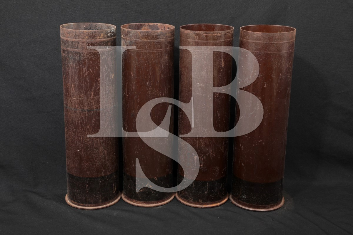 US Military 4x 105mm Howitzer Steel Shell Cases For M2A1 & M4 Howitzers ...