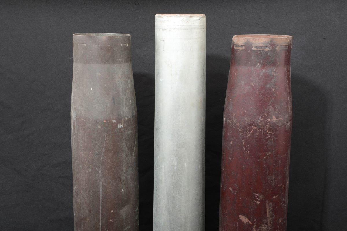 3x U.S. Military Artillery Shell Cases 1x 76mm /62 Cal. & 2x 90mm M19 ...