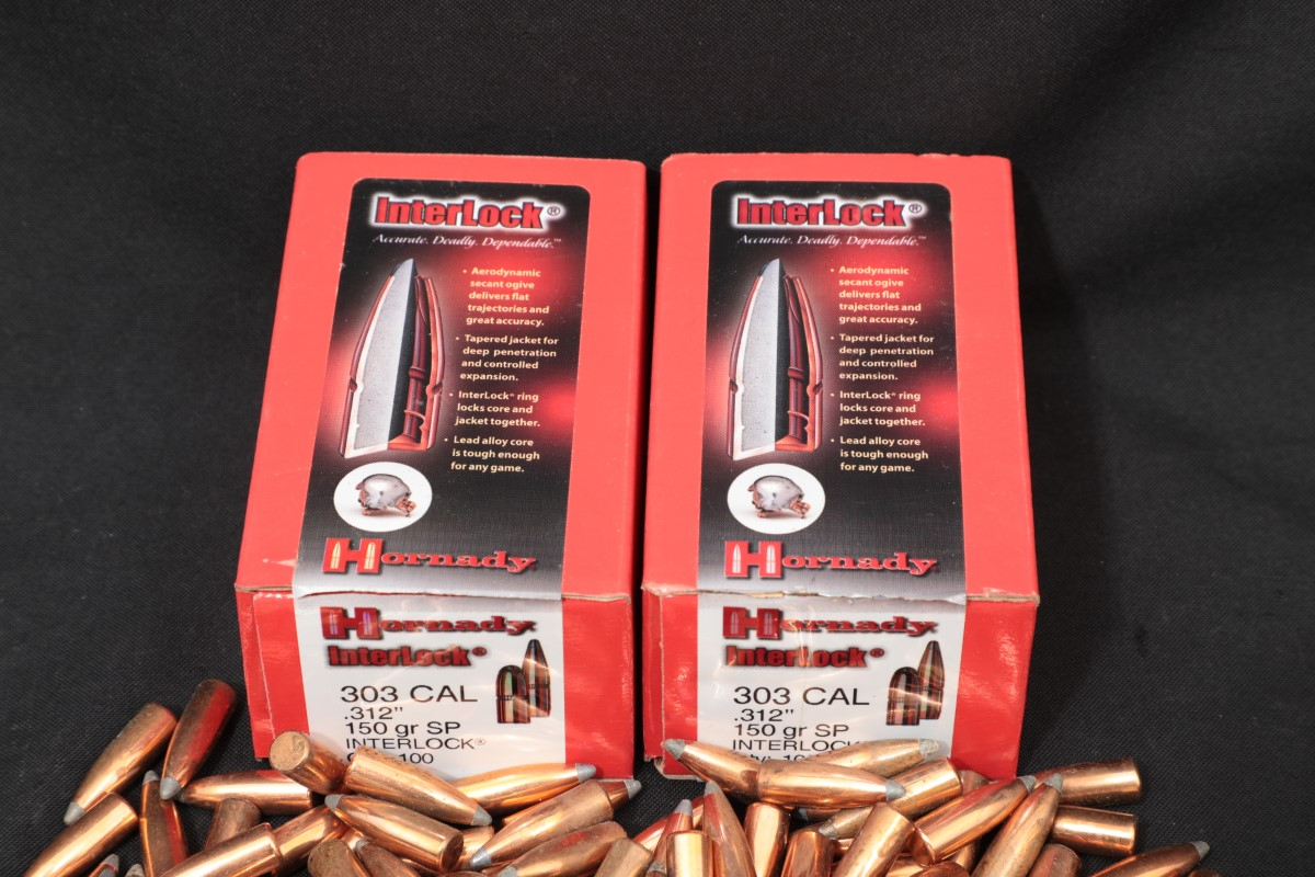 450x .303 Cal. Bullets Hornady & Sierra 150 Grain JSP Bullets .311 ...