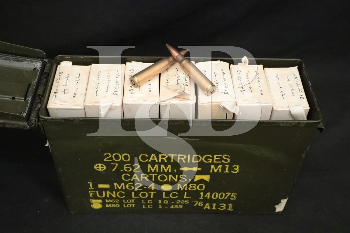 Syrian 210x 7.5x54mm French Mas Ammunition Syria Fmj Bullets In ...