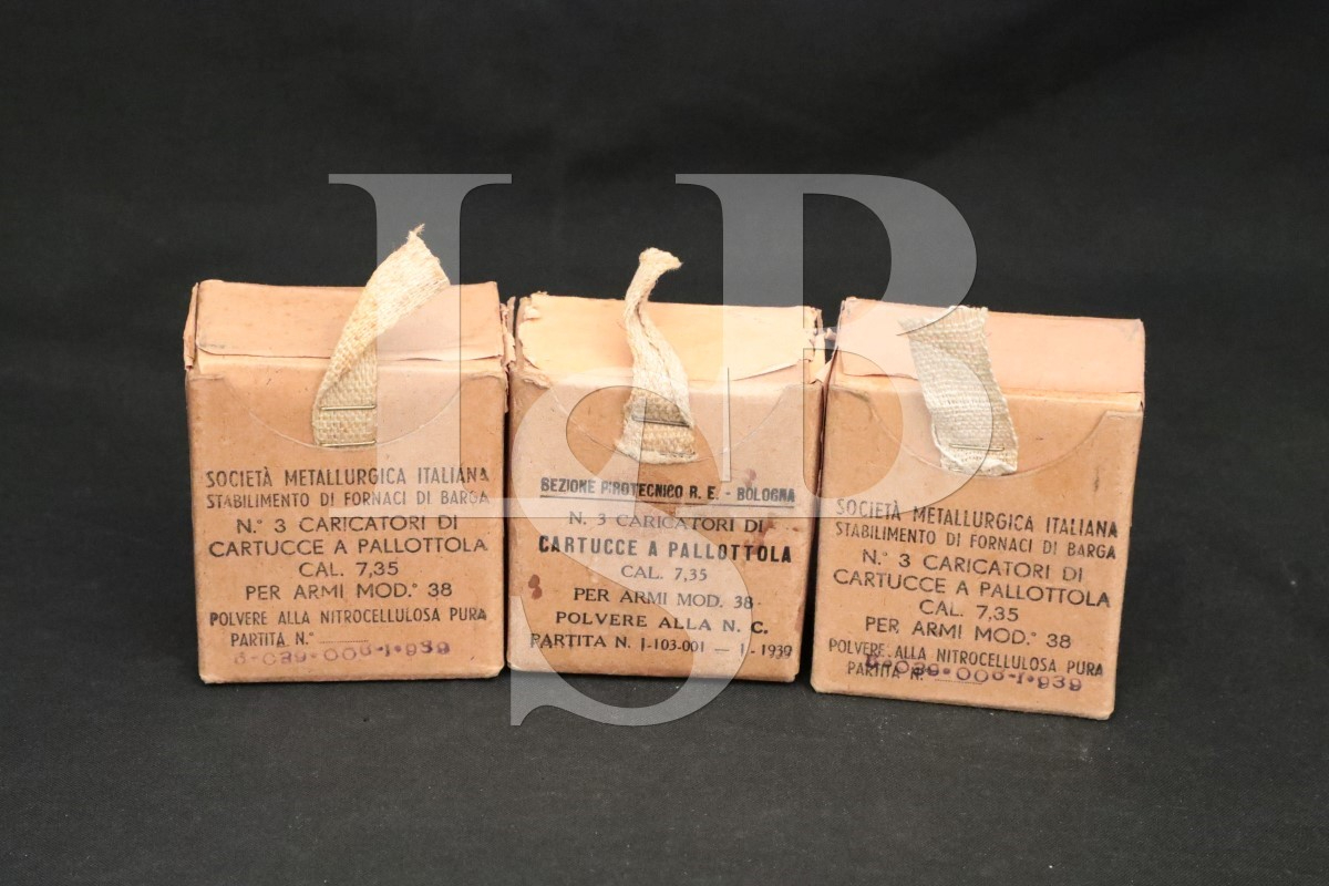 Italy 54x 7.35x51mm Carcano Vintage Ammunition 1939 Italian Fmj ...