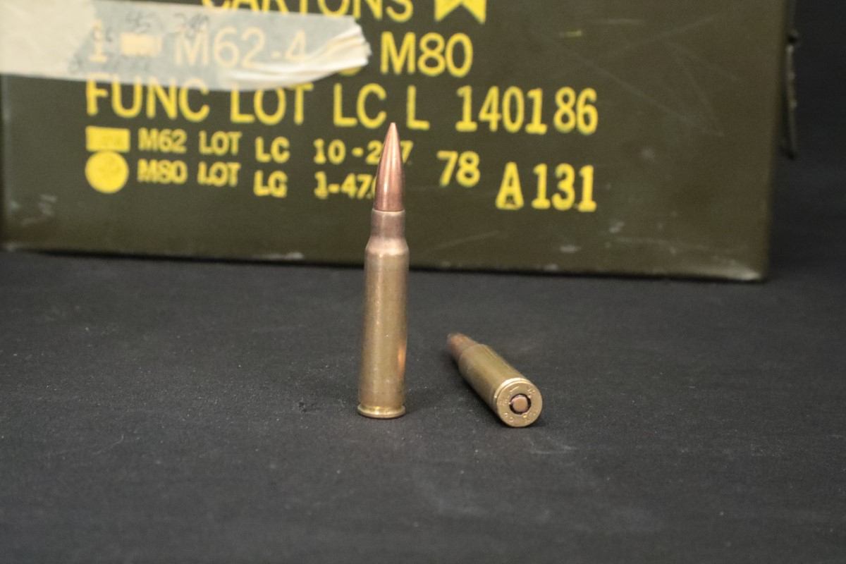 195x 7.5x54mm French MAS Ammunition Syrian FMJ Bullets in Original ...