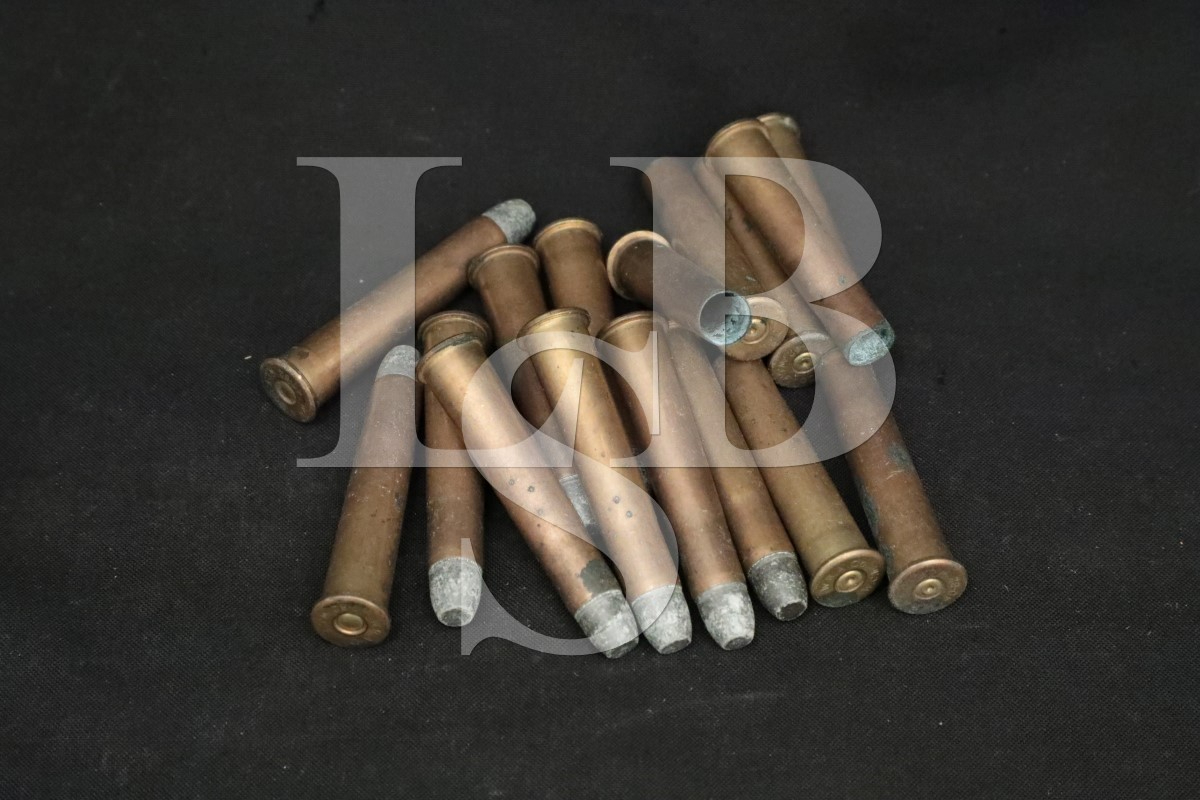 Winchester 9x .40-82 Wcf Vintage Win. Ammunition Lead Rn Fp Bullets & 7x Fired Brass Cases .40 ...