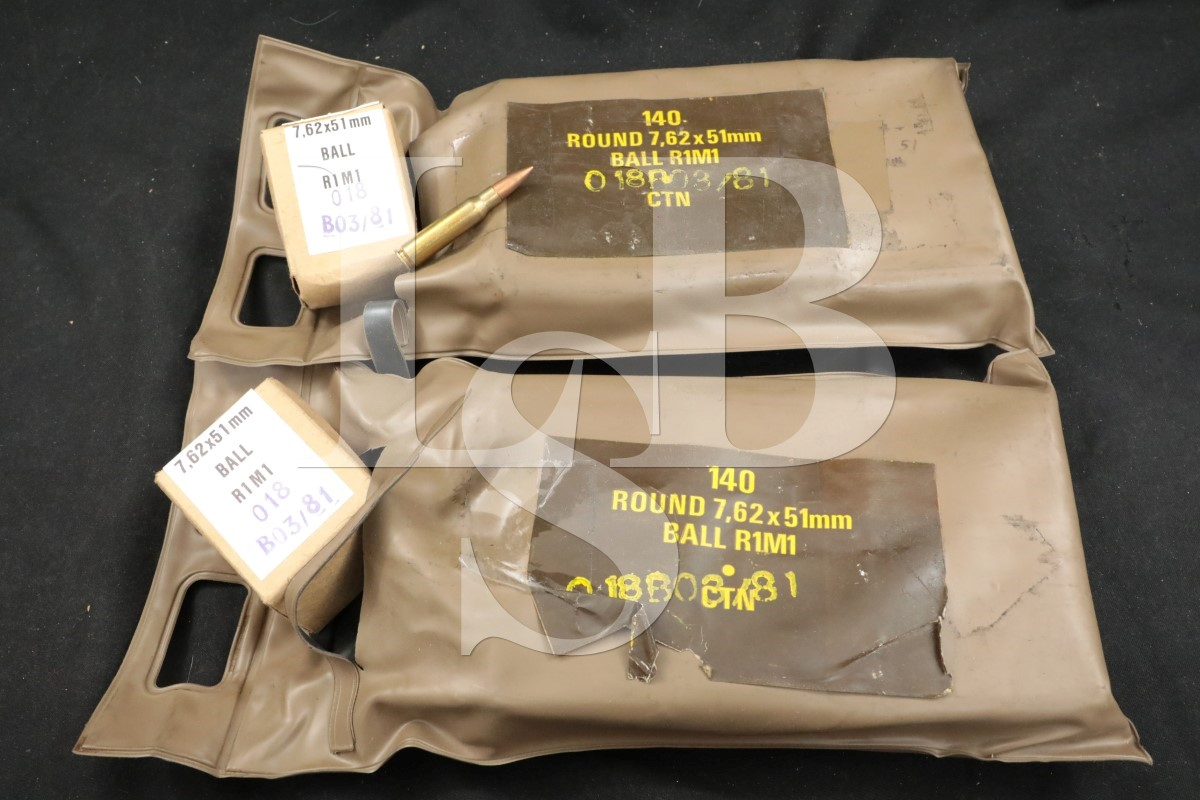 South Africa 240x 7.62x51mm Ammunition So. African In 2x Opened Battle ...