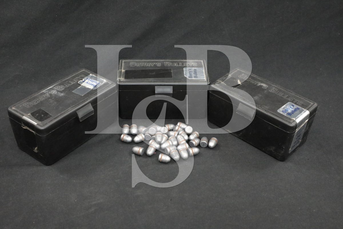 630x .45 Caliber Bullets Berry`S Lead 185-230 Grain Swc & Rn .452 ...