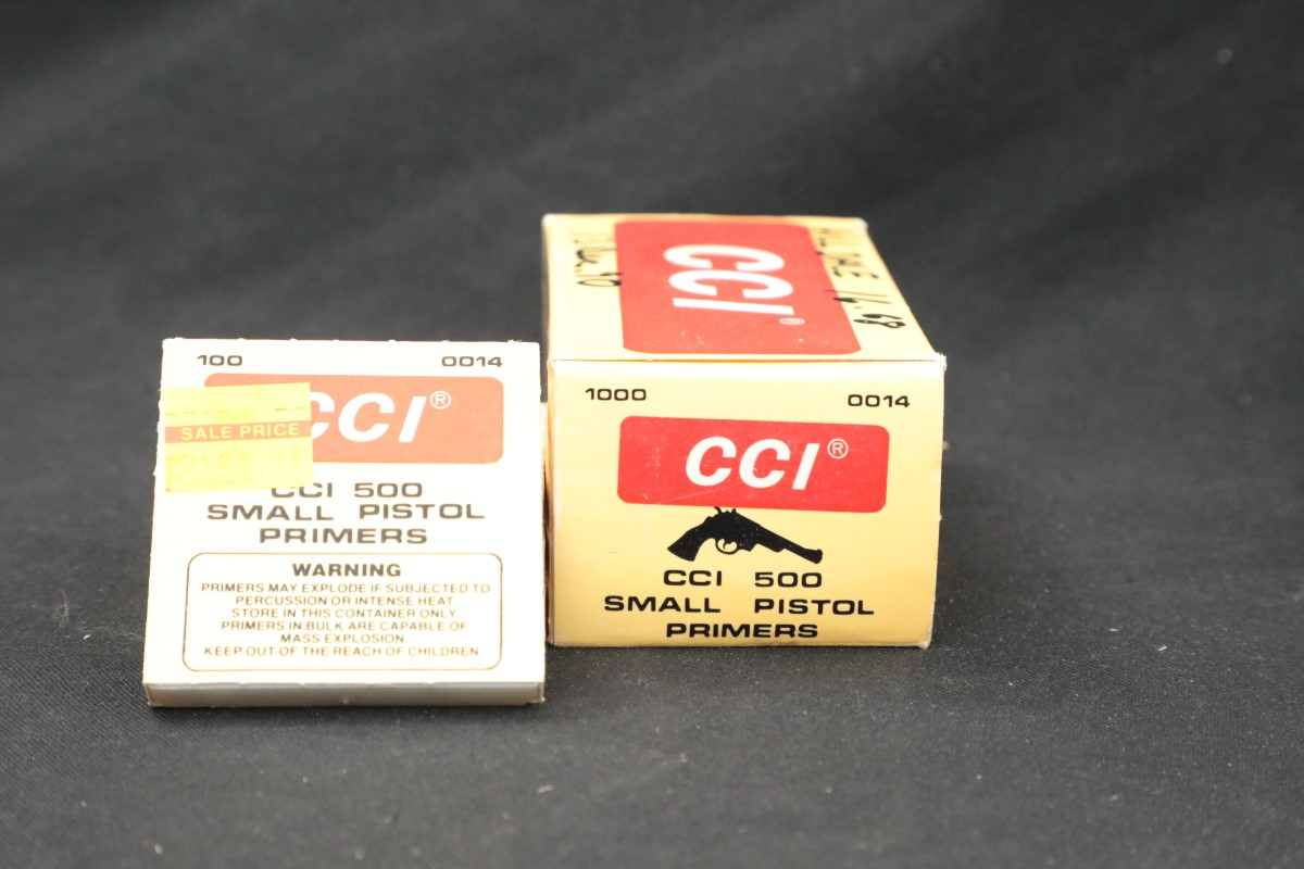 Cci Ammunition 4388x Small Pistol Primers Local Pickup Only Cci Mixed ...