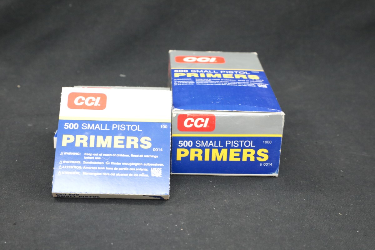 Cci Ammunition 4388x Small Pistol Primers Local Pickup Only Cci Mixed ...