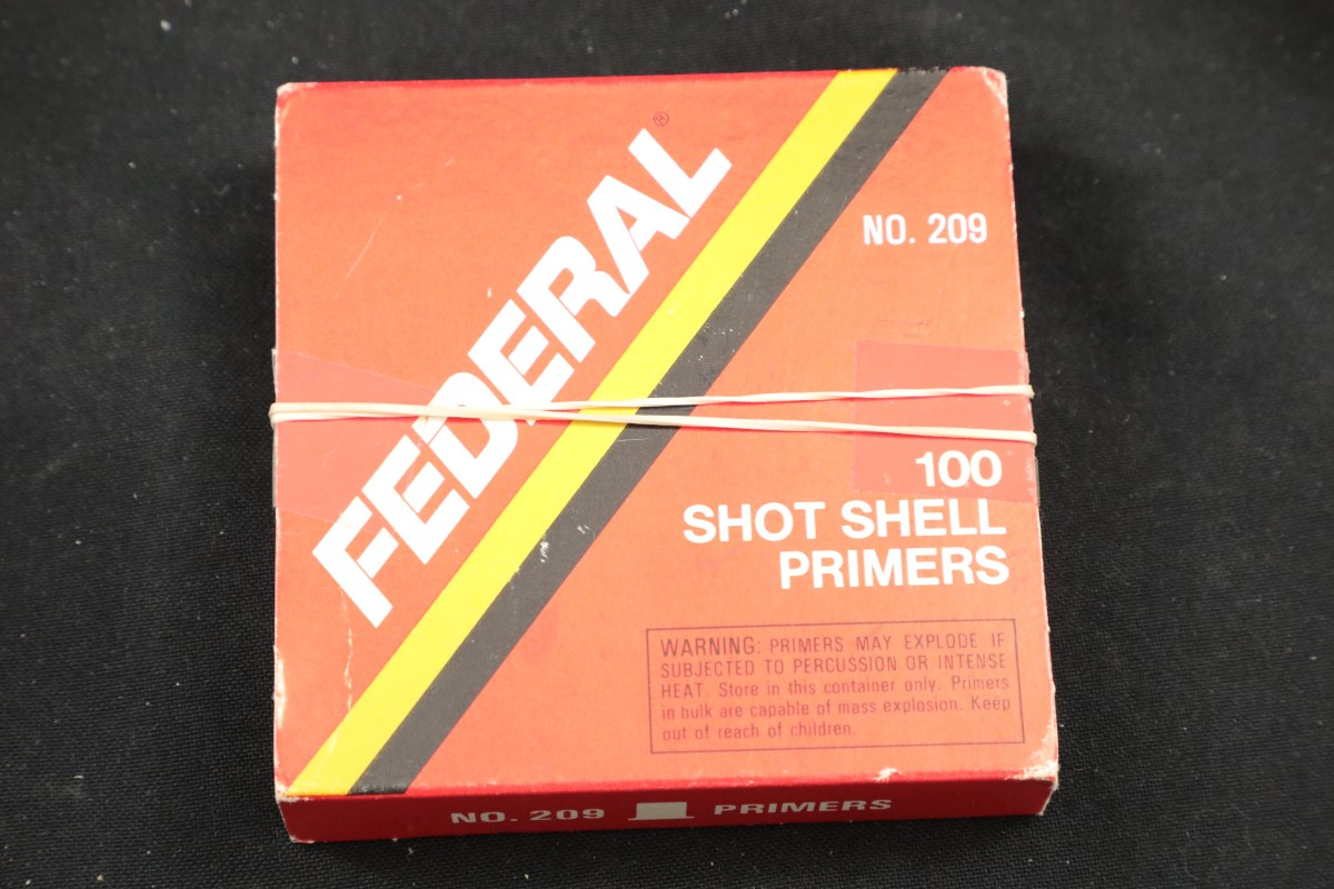 7179x 209 Shot Shell Primers Local Pickup Only Mixed Win, Fed, Rem, Cci ...