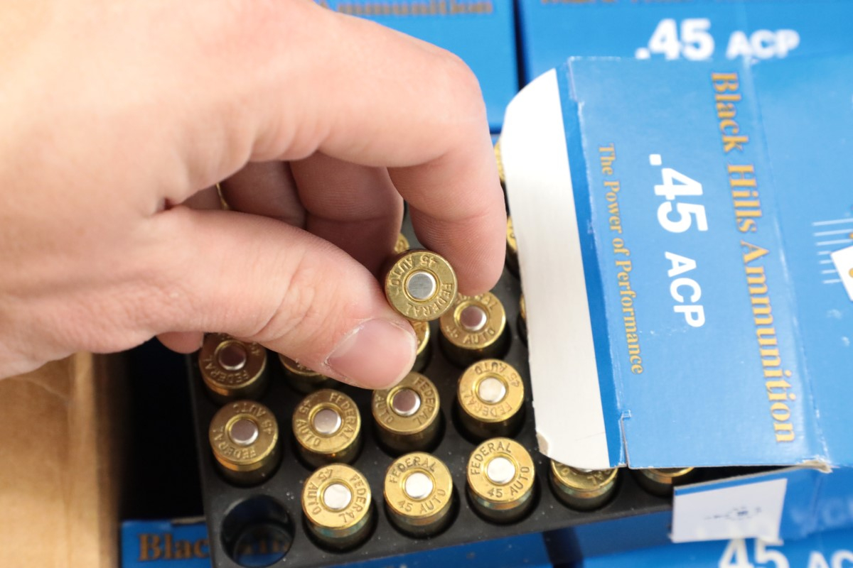 500x .45 ACP Remanufactured Ammunition Black Hills .45 Auto 230 Grain ...