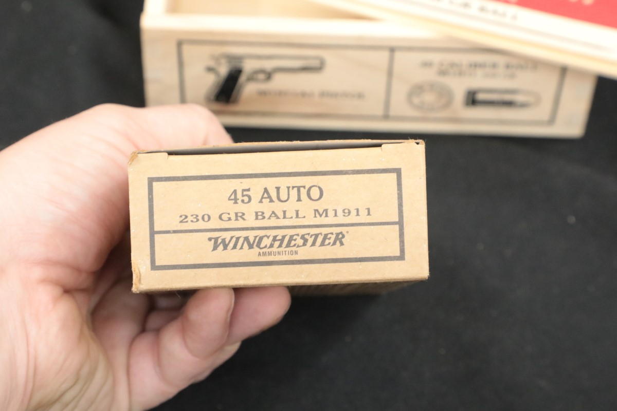 Winchester 50x .45 Auto Ball M1911 Ammunition Win. Wwii Victory Series ...