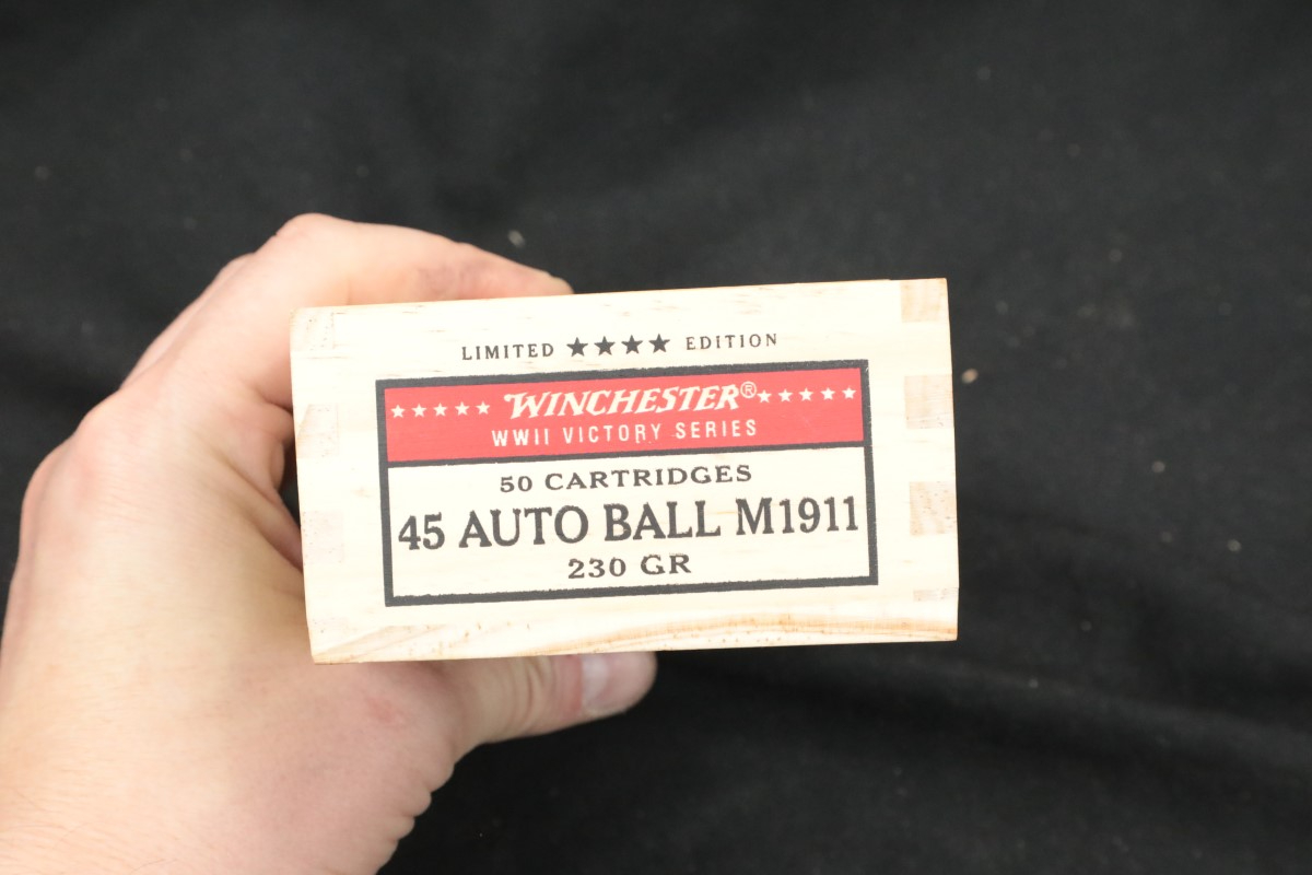 Winchester 50x .45 Auto Ball M1911 Ammunition Win. Wwii Victory Series ...