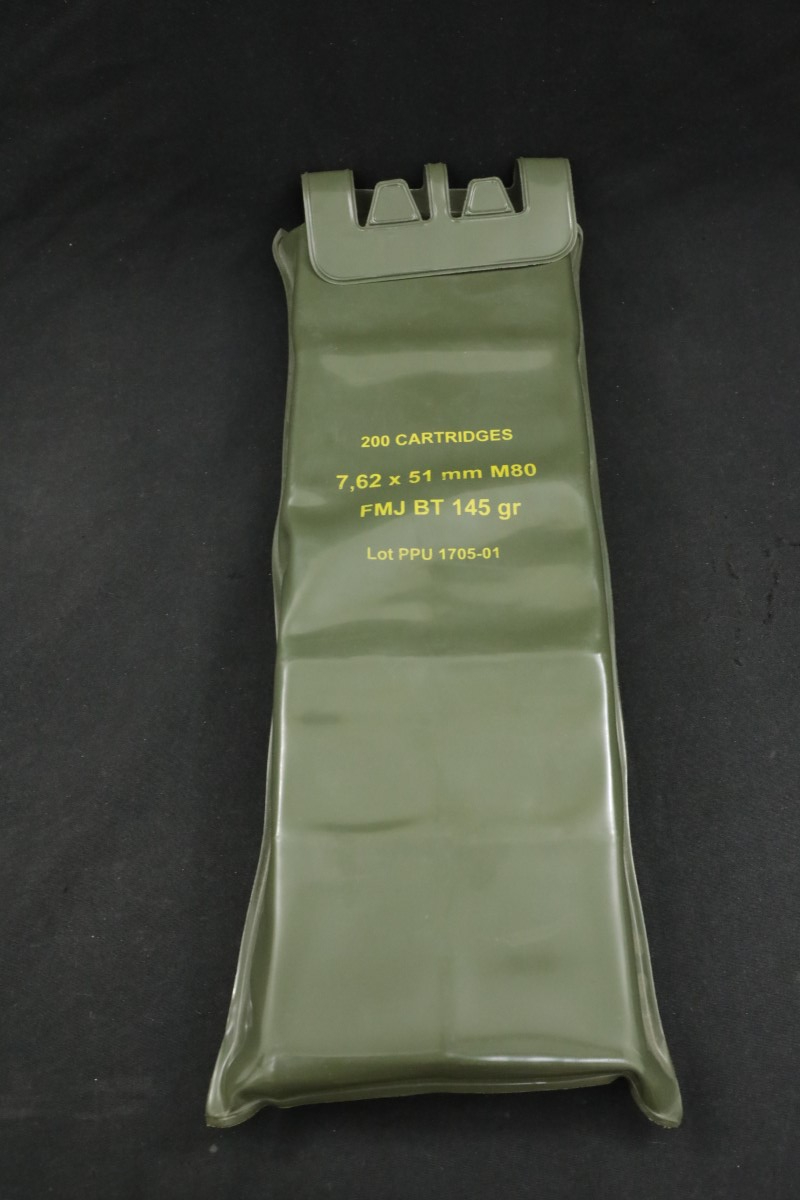 PPU 200x 7.62x51mm M80 Ammunition 145 Grain FMJ-BT Bullets in Sealed ...