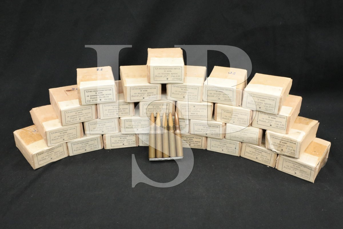 Yugoslavia 406x 8mm Mauser Ammunition Yugo Non-Magnetic Fmj Bullets ...