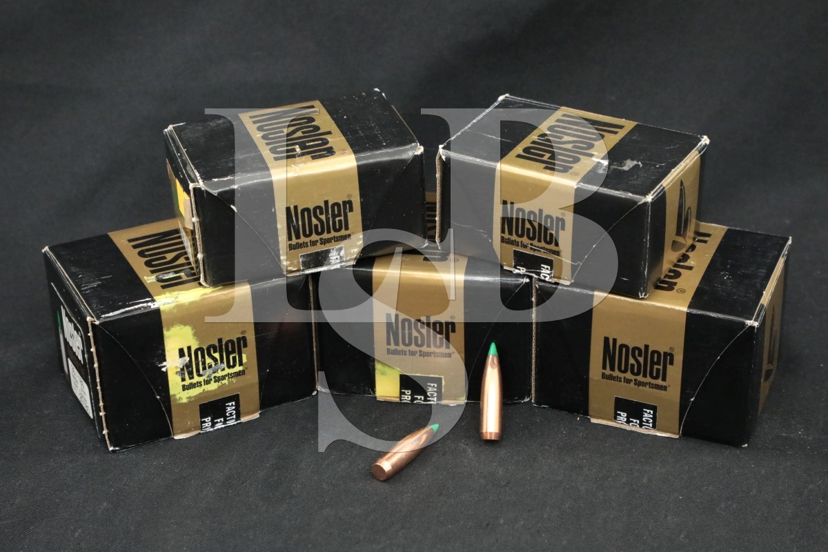 221x .30 Caliber Bullets Nosler #30180 180 Grain Spitzer Ballistic Tip ...