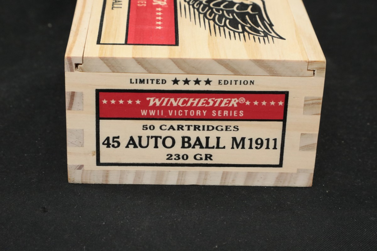 Winchester 50x .45 Auto Ball M1911 Ammunition Win. Wwii Victory Series ...