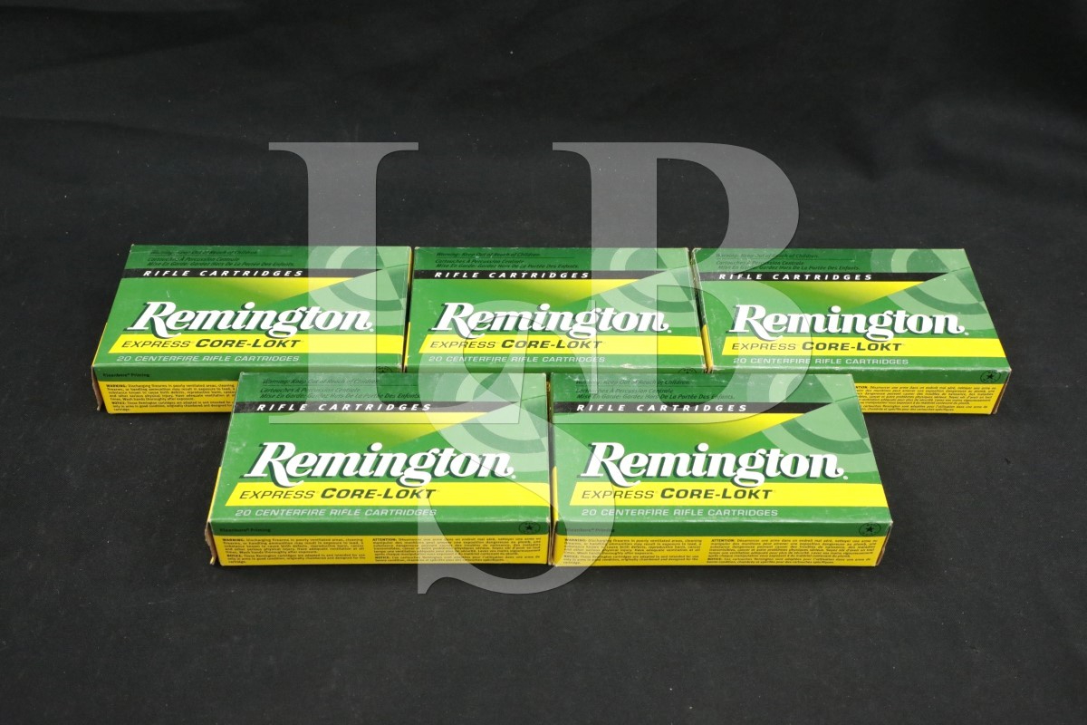 Remington 100x .30-06 Springfield Ammunition Rem. 150 Grain Core-Lokt ...