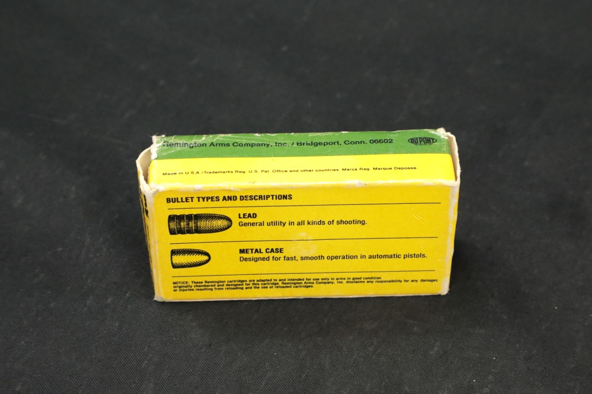 Remington Umc 84x .25 Auto Ammunition Vintage Rem-Umc Complete Dog Bone ...