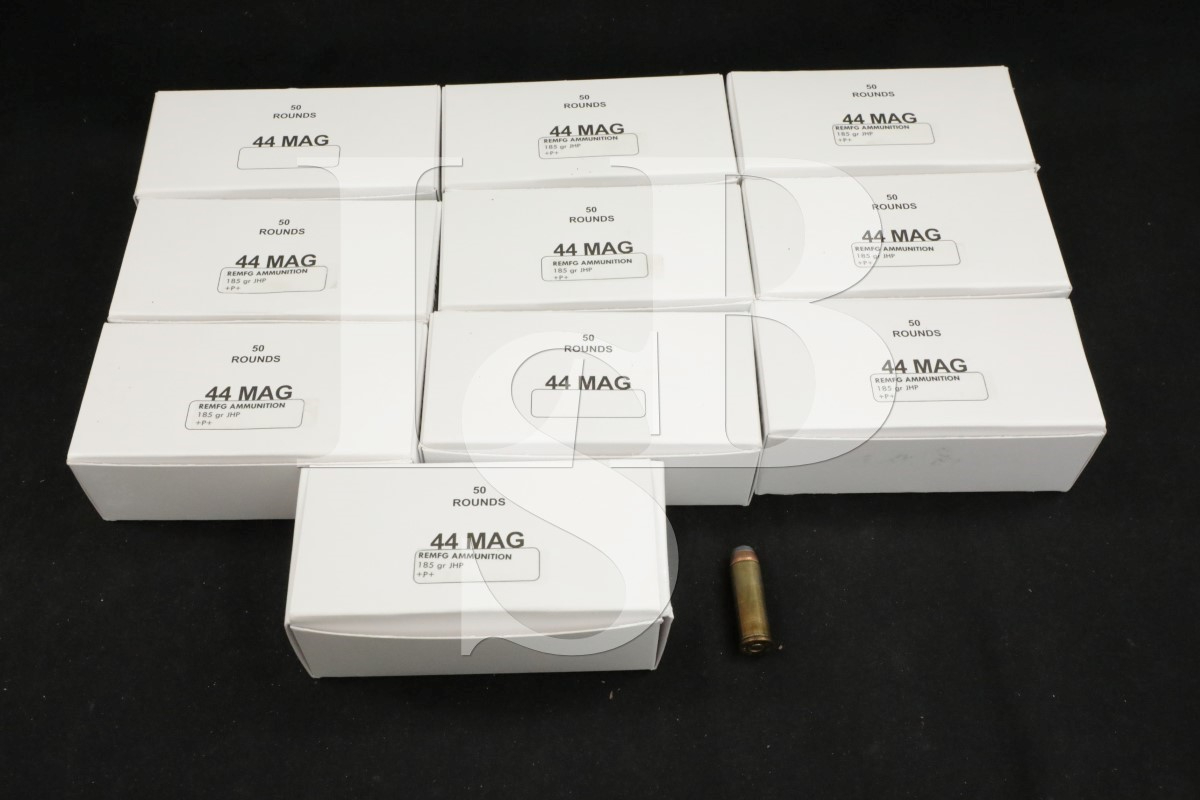 500x .44 Magnum Ammunition Miwall 185 Grain Jhp Bullets .44 Rem. Mag ...