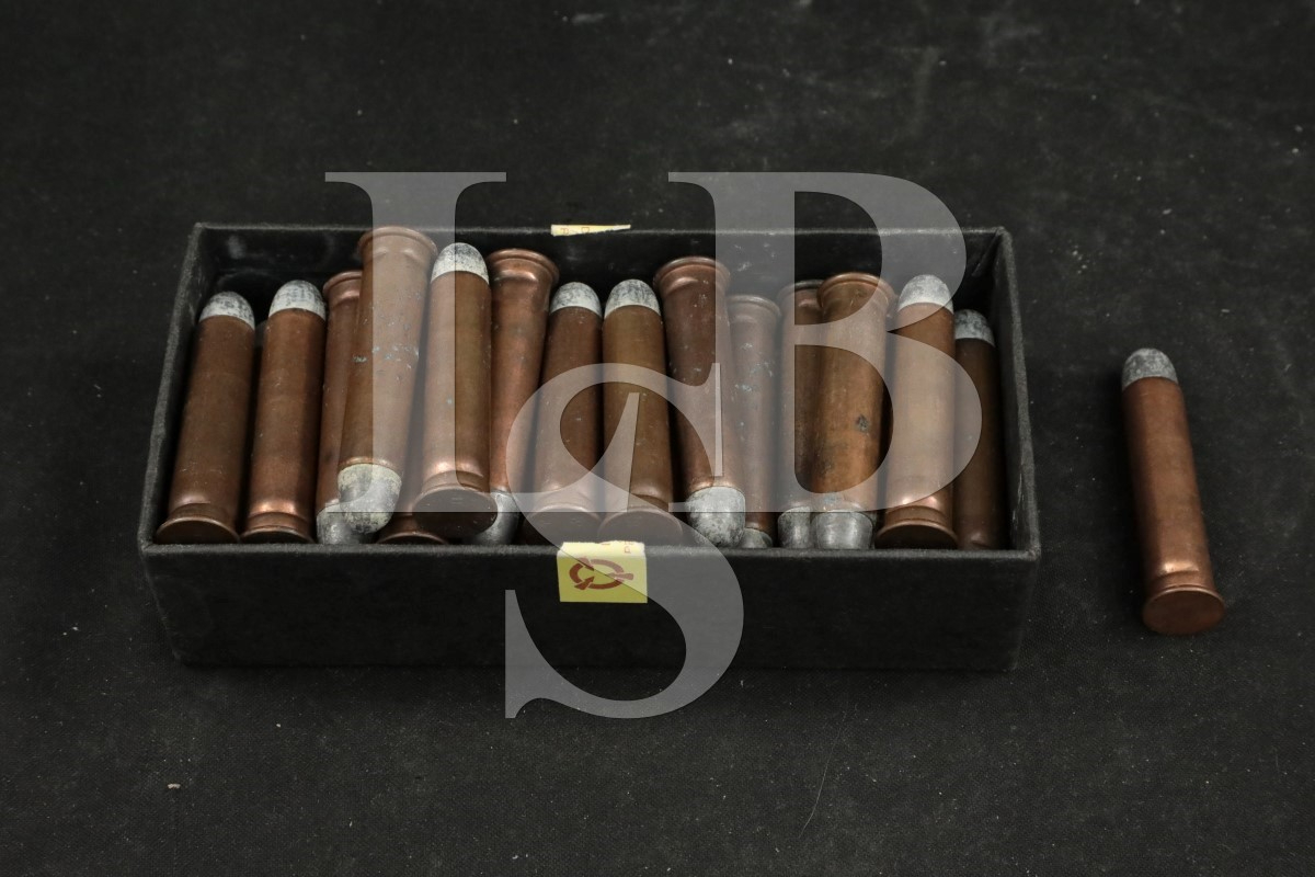 36x .45-70 Very Early Ammunition Frankford Arsenal Benet Primed Copper ...