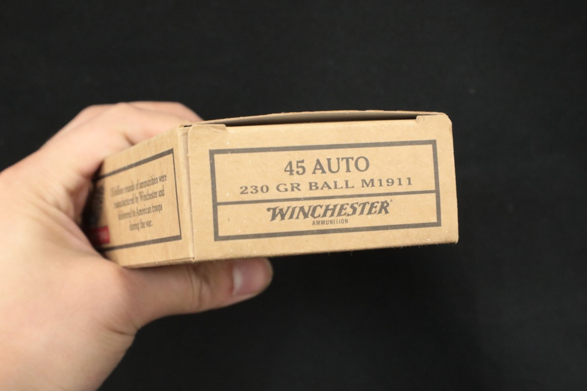 Winchester 50x .45 Auto Ball M1911 Ammunition Win. Wwii Limited Edition ...