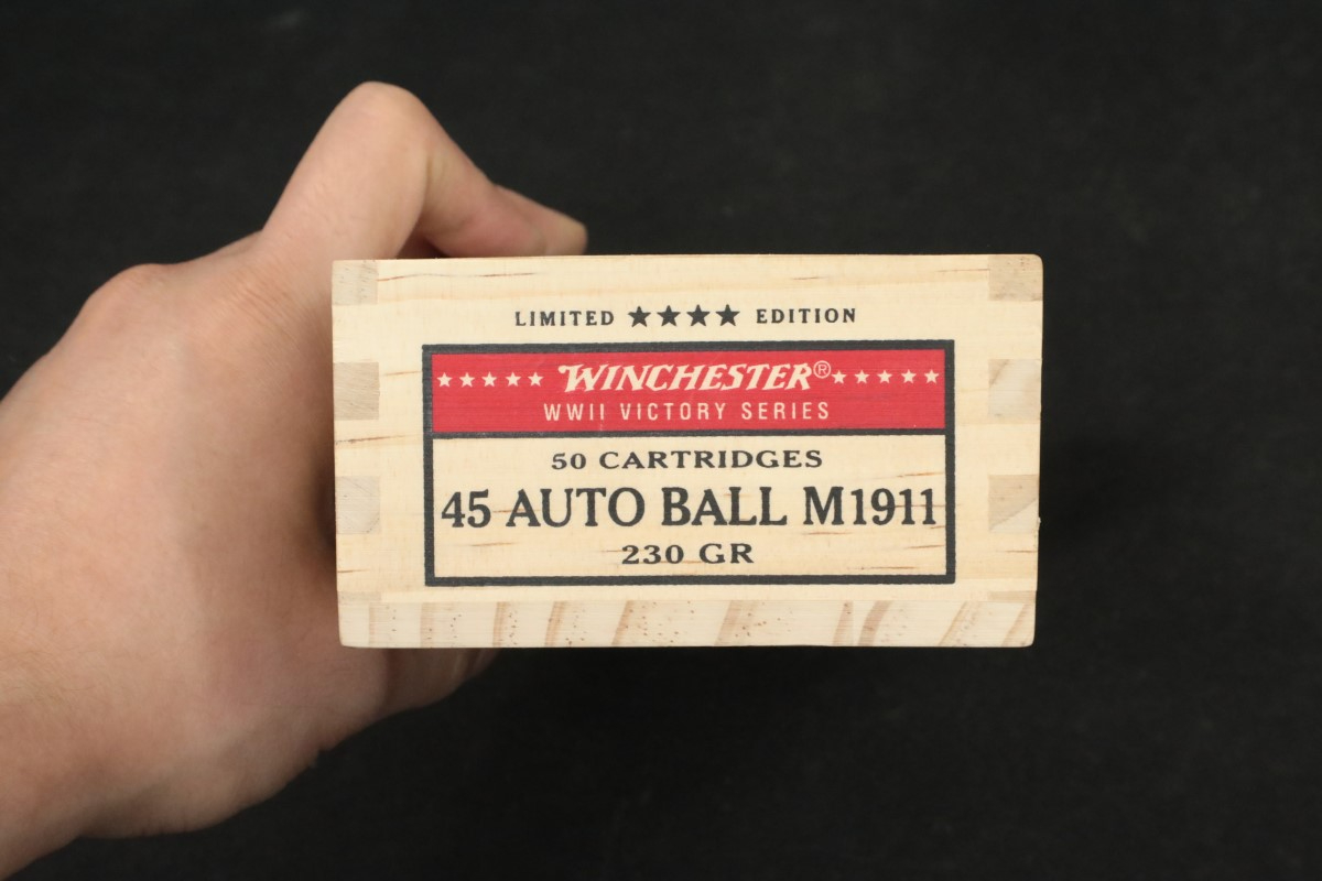 Winchester 50x .45 Auto Ball M1911 Ammunition Win. Wwii Limited Edition ...