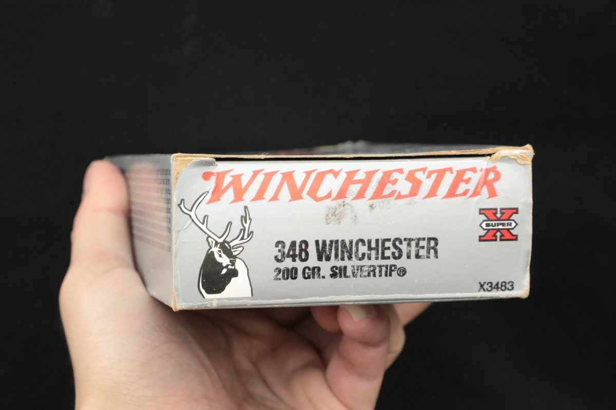 60x .348 Win. Ammunition Winchester Super-X 200 Grain Silver Tip ...