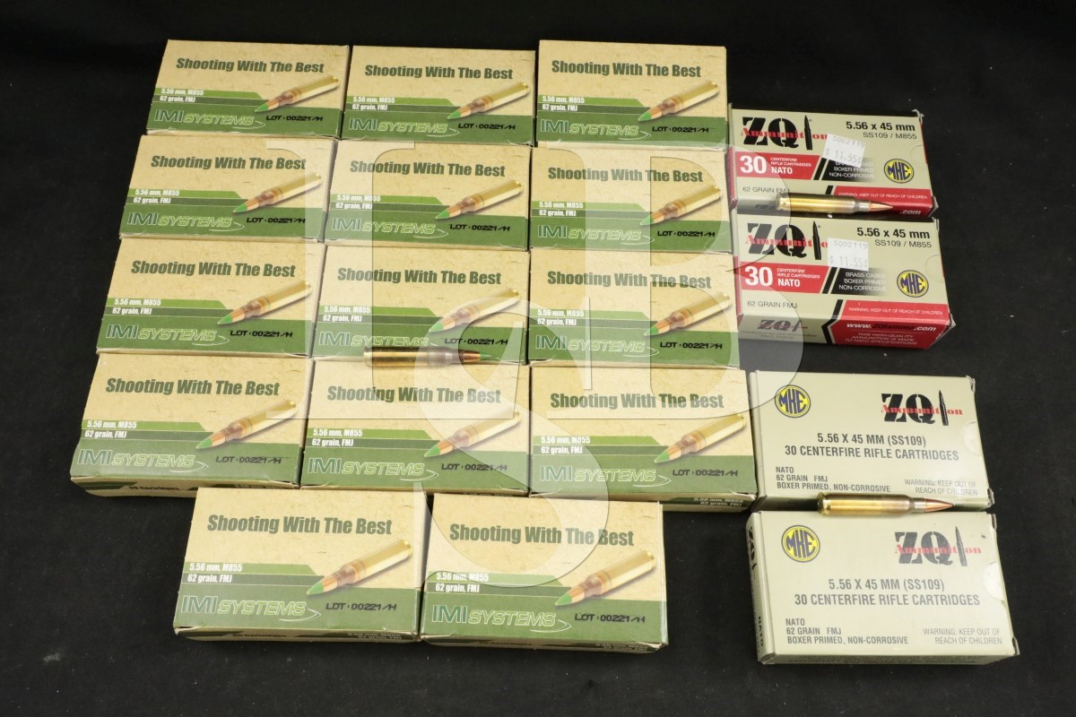 Imi Defense 540x 5.56mm Nato Ammunition Imi & Zqi M855 & Ss109 62 Grain ...