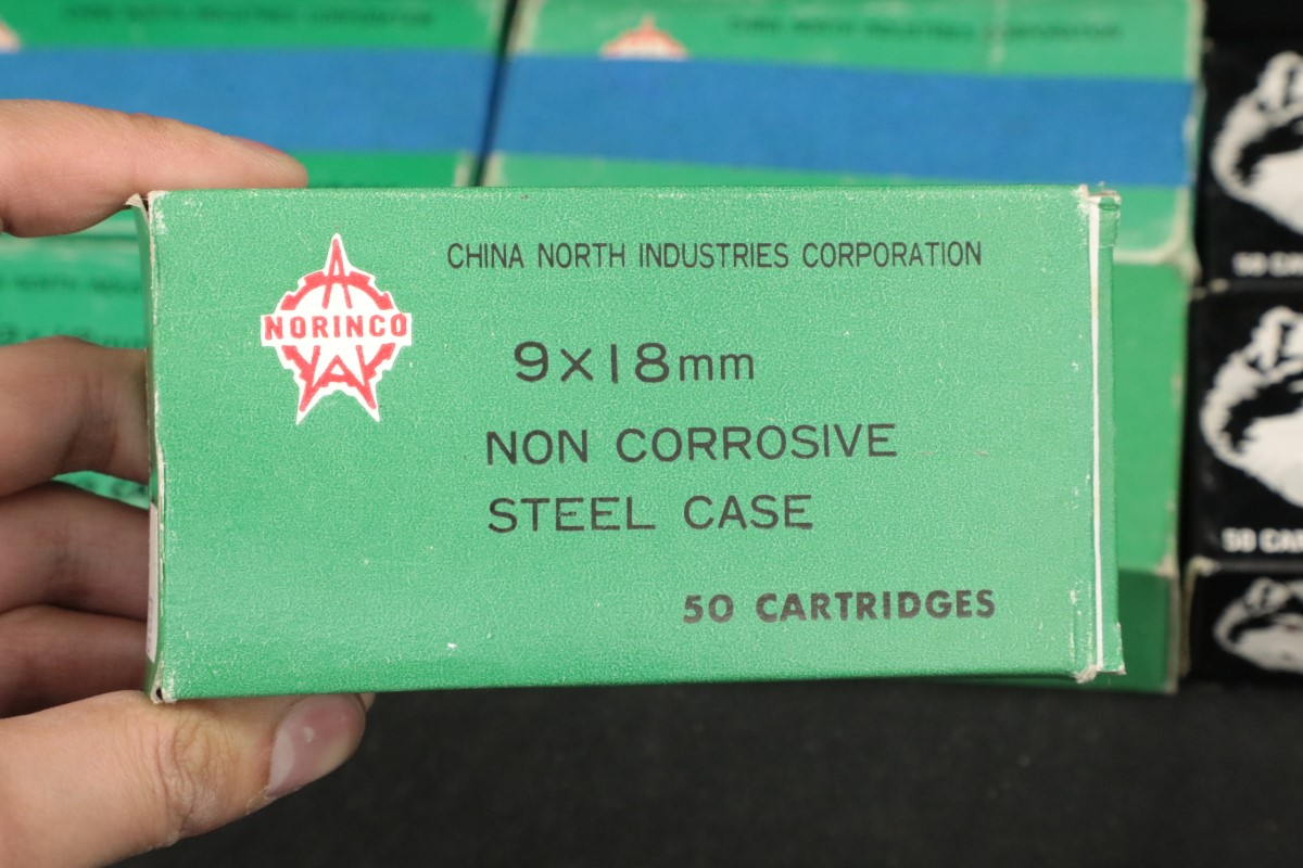 Mixed 423x 9mm Makarov Ammunition Norinco & Wolf 109 Grain Fmj Magnetic ...