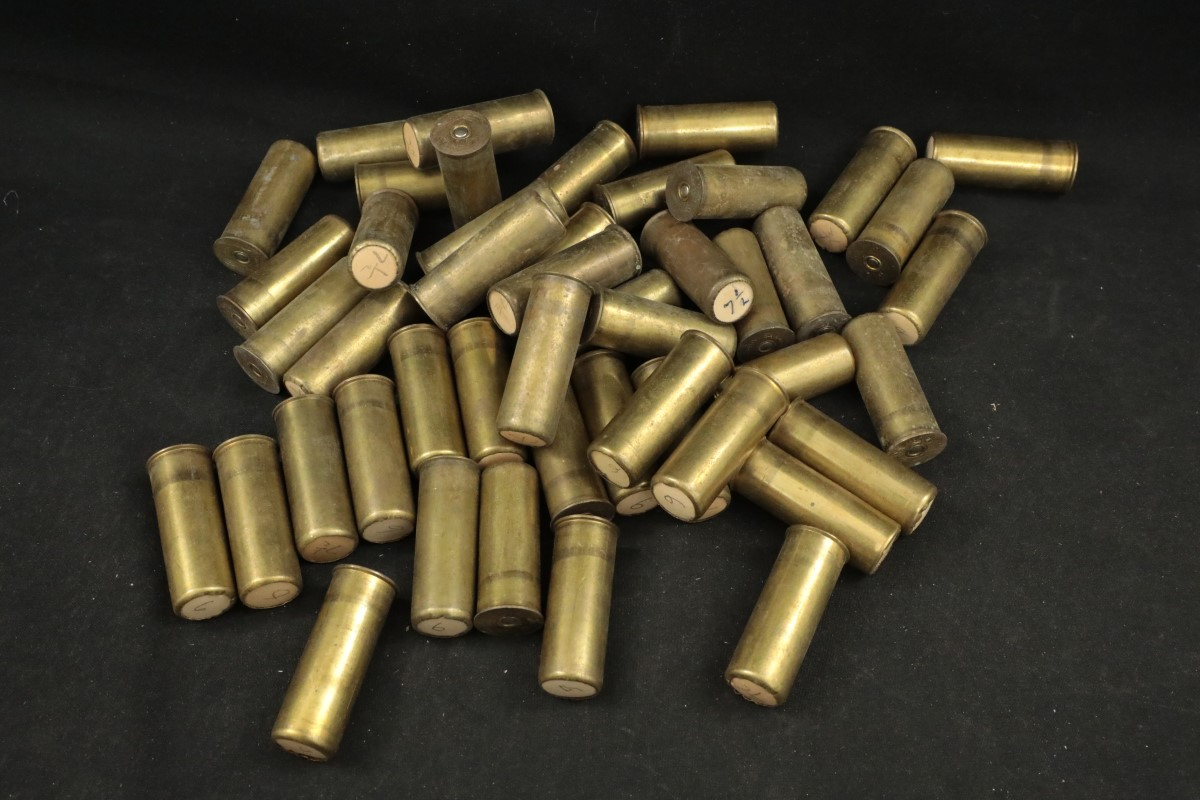 50x 12 Gauge Brass Hulls Reloaded Ammunition #6 & 7 1/2 Lead Shot 12 Ga ...