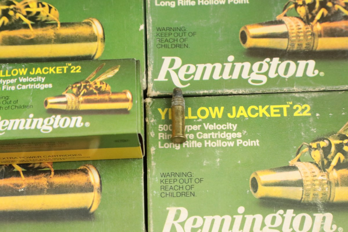 Remington 2000x .22 Long Rifle Ammunition Rem. Yellow Jacket Hyper ...